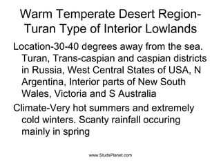Temperate regions | PPT | Geography | Science