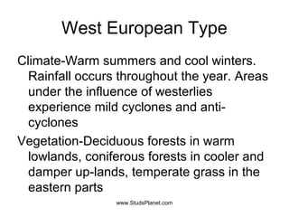 Temperate regions | PPT