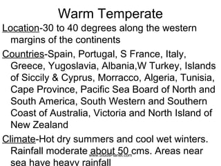 Temperate regions | PPT