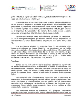 Medición de Temperatura. | PDF