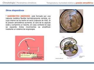 Temperatura, humedad relativa y presión atmosférica | PPT