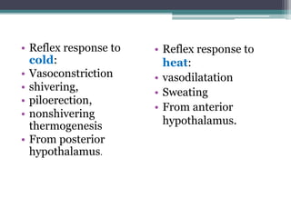Temperature Humidity & Anesthesia | PPTX