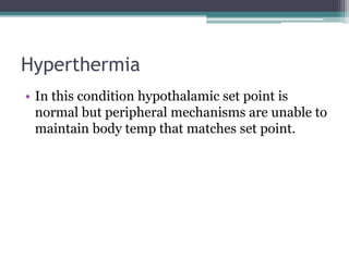 Temperature Humidity & Anesthesia | PPTX