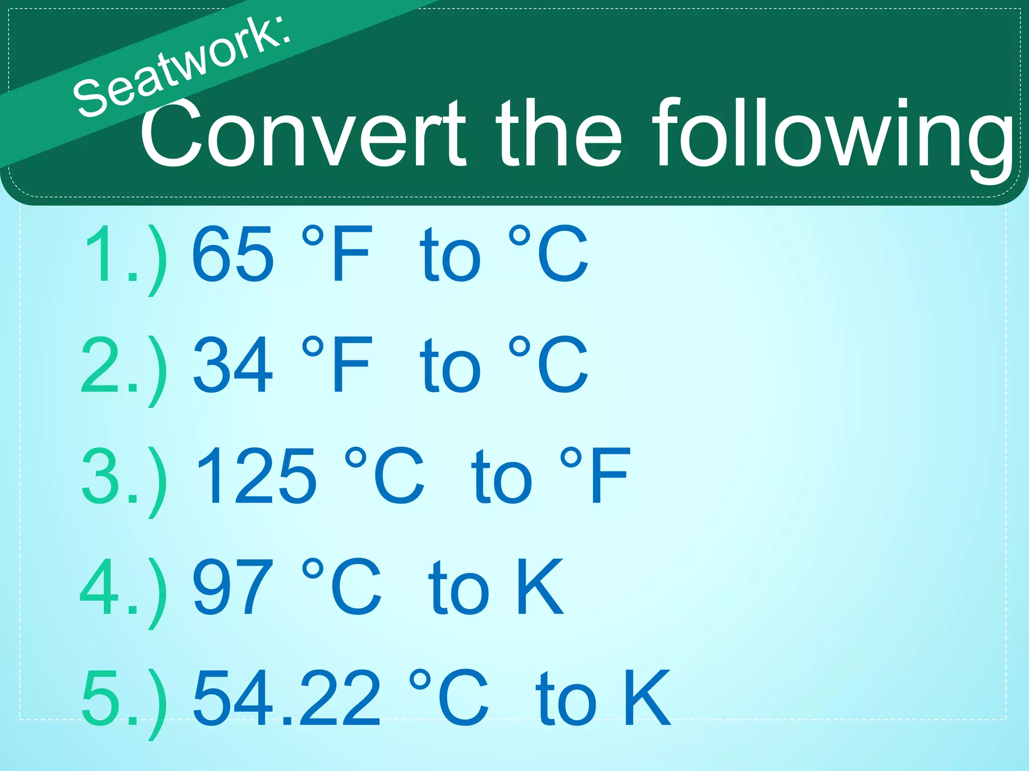 Temperature | Convertion of Celsius to Fahrenheit and vice versa | PPTX