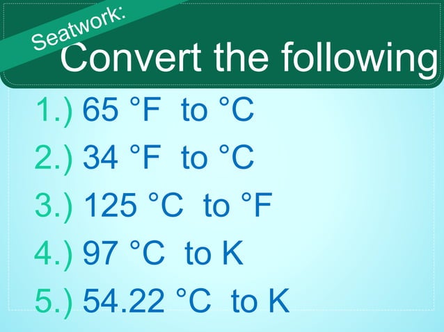 Temperature | Convertion of Celsius to Fahrenheit and vice versa | PPTX ...