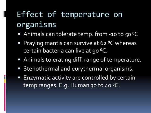 Temperature: Ecological Parameter | PDF | Geography | Science