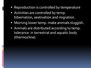 Temperature: Ecological Parameter | PDF | Geography | Science