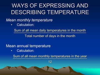 Temperature & | PPT