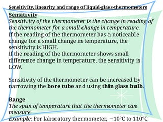 TEMPERATURE note for O level and IGCSE Students | PPTX