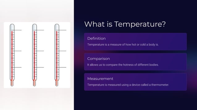Temperature-and-Its-Measurement ppt notes 6th class science | PDF