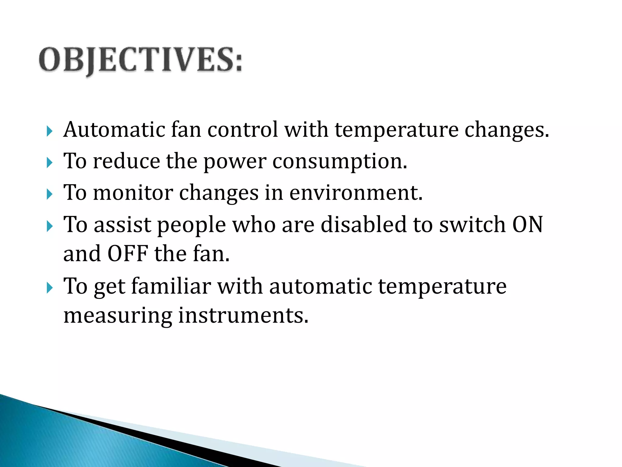 Temperature based-fan-controller | PPTX