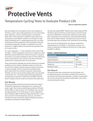 Temperature Cycling Tests | PDF