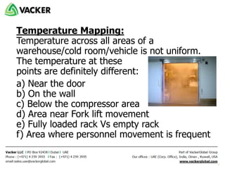 TEMPERATURE MAPPING & VALIDATION, MONITORING AND ALERT SOLUTIONS FOR ...