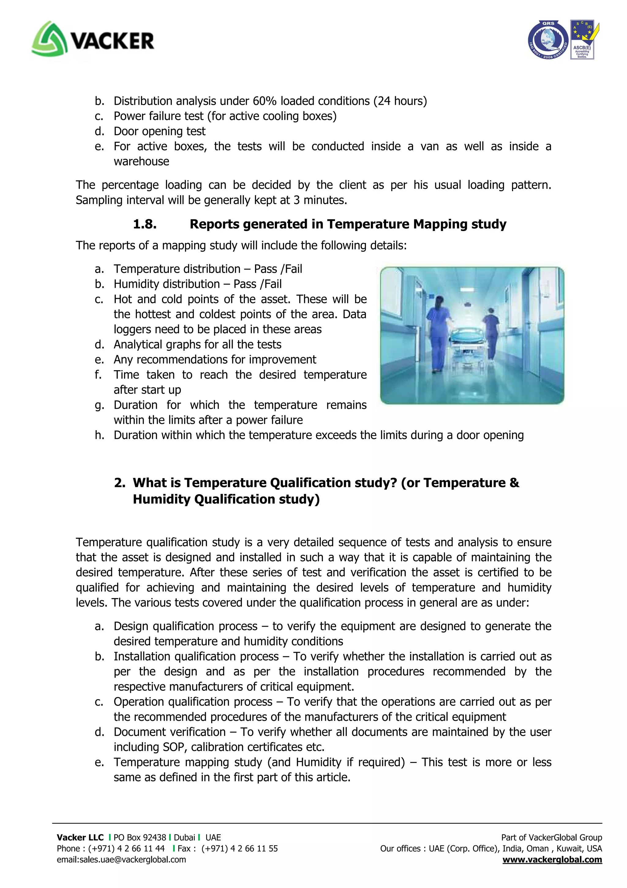 Temperature mapping study & qualification protocol procedure | PDF