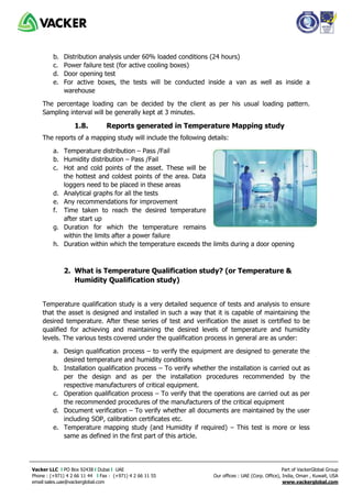 Temperature mapping study & qualification protocol procedure | PDF