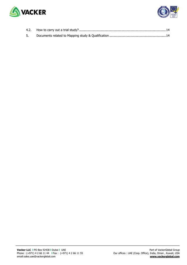 Temperature mapping study & qualification protocol procedure | PDF ...