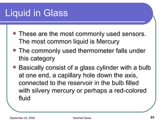 Temperature Sensors | PPT