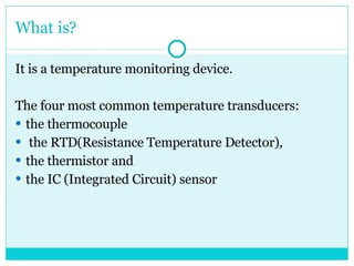 Temperature Transducer | PPT