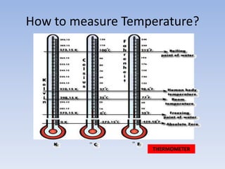 Temperature and heat | PPTX