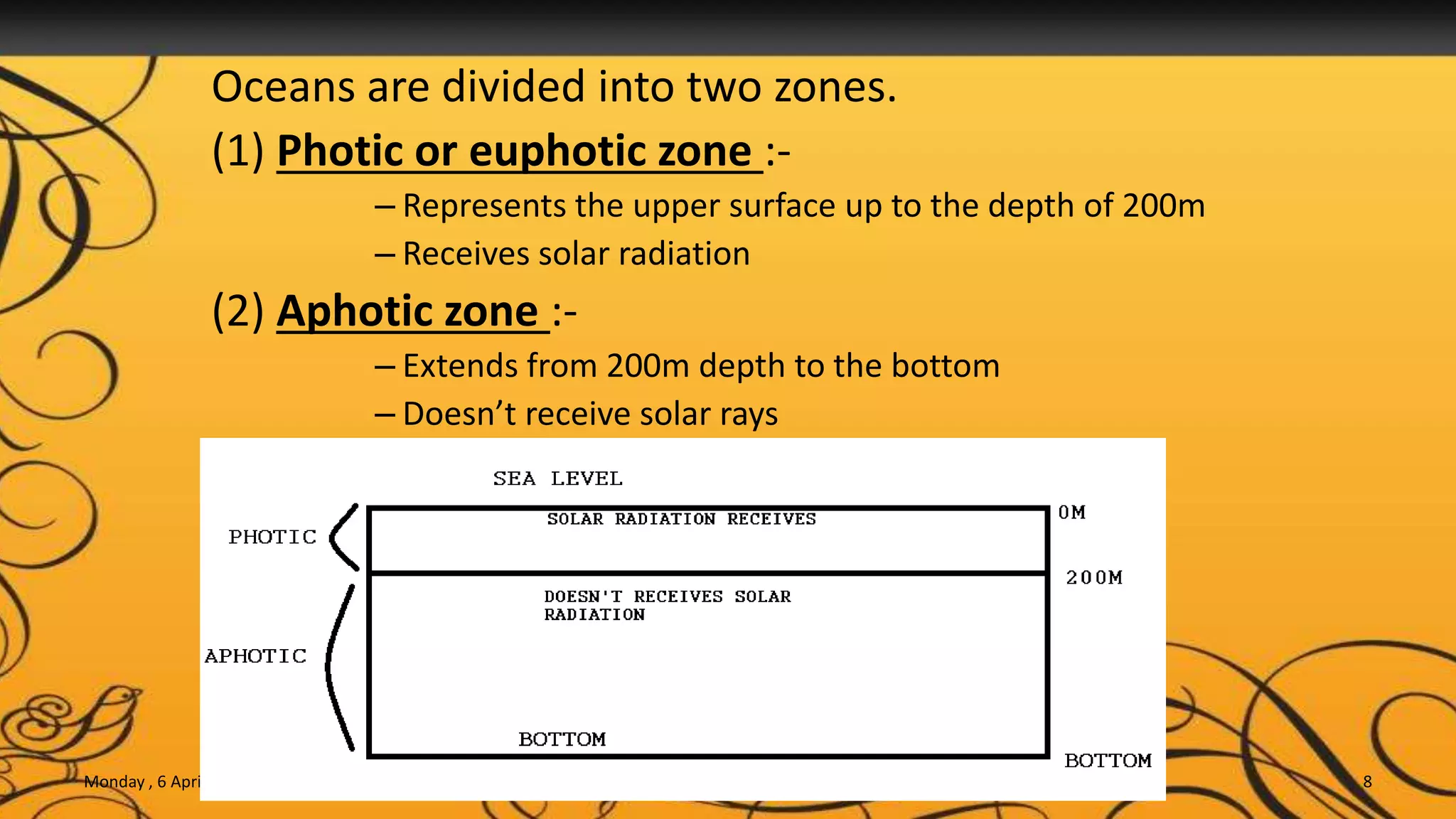 Temperature and its vertical distribution in ocean water | PPTX