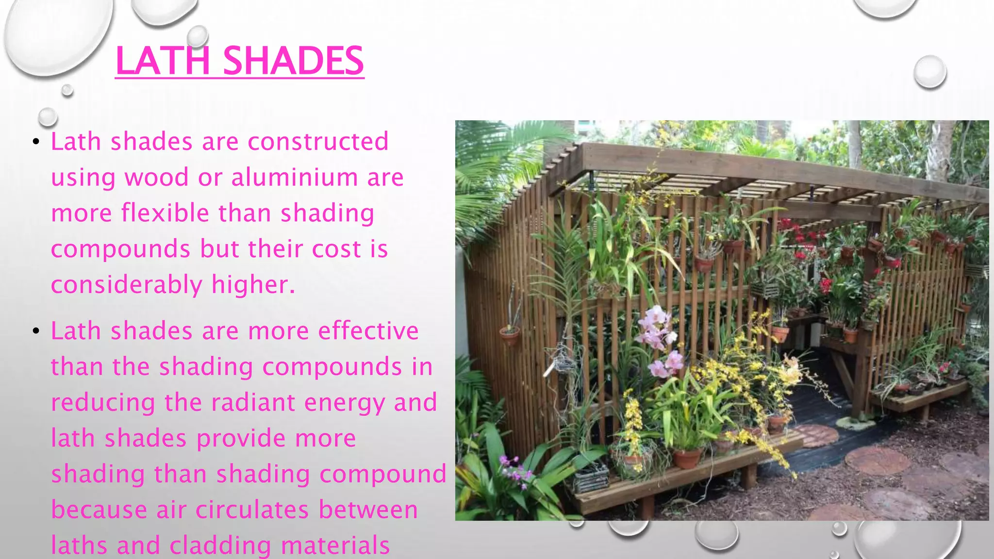 Temperature and shade regulation in green house | PPTX