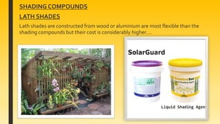 Temperature and shade regulation in green house | PPTX