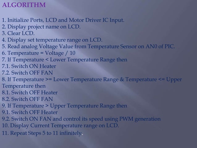 Temperature based speed control of fan | PPTX | Home Appliances | Home ...