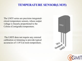 Temperature based fan speed control & monitoring using | PPTX