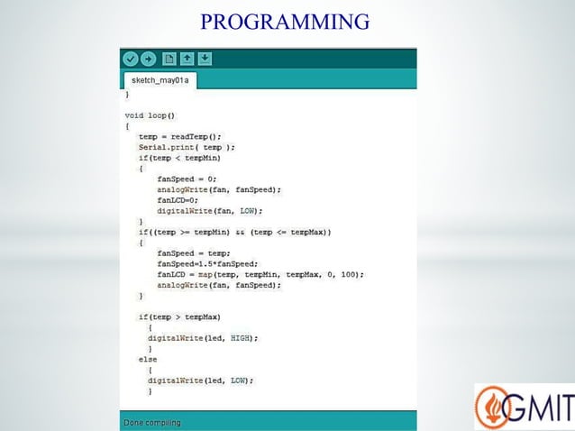 Temperature based fan speed control & monitoring using | PPTX | Home ...