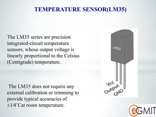 Temperature based fan speed control & monitoring using | PPTX