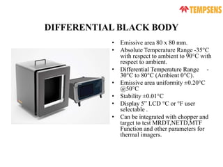 Temperature Black Body calibrator 2020 2021 | PPTX