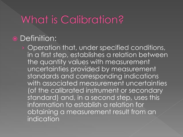 Temperature calibration | PPTX
