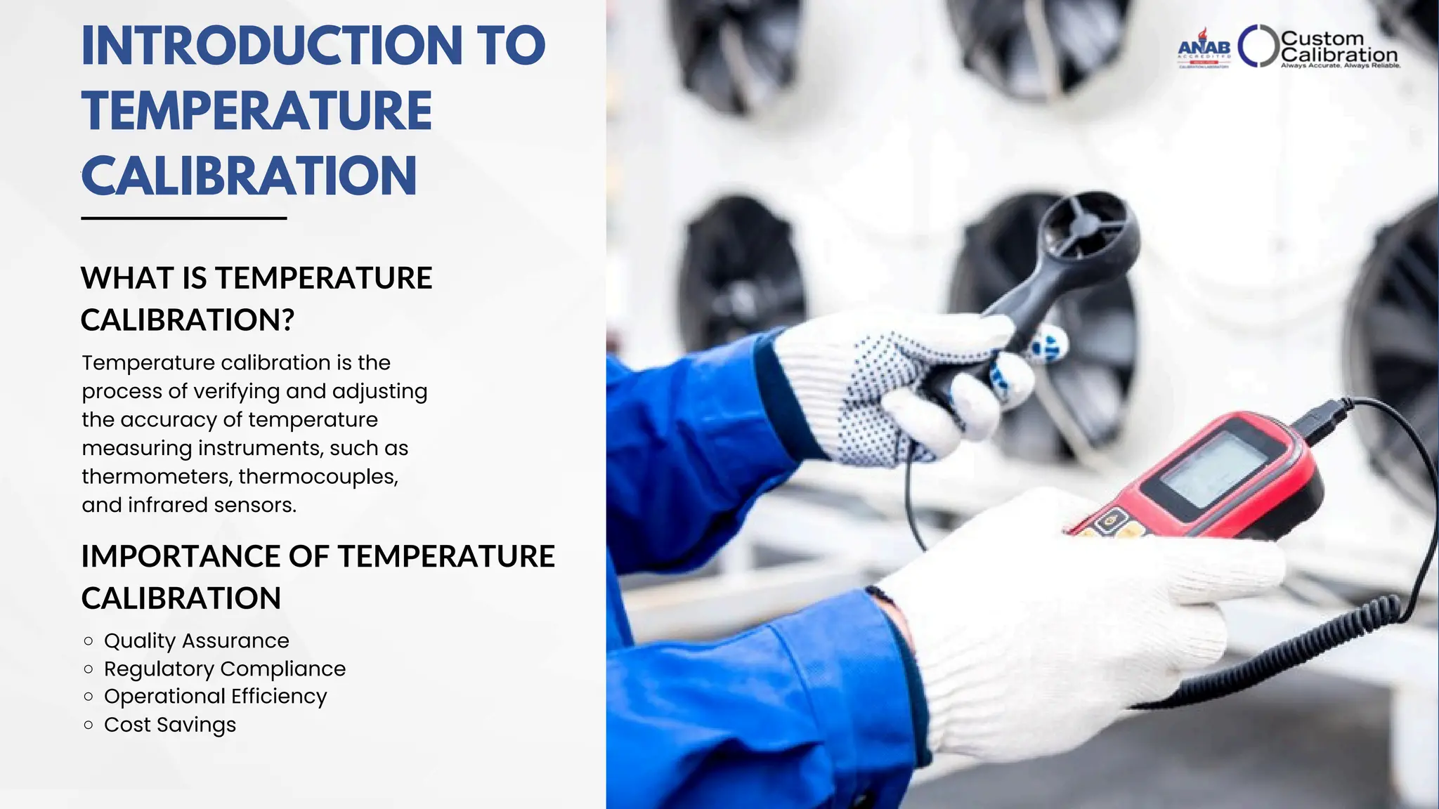 Best Temperature Calibration Services Custom Calibration Ppt