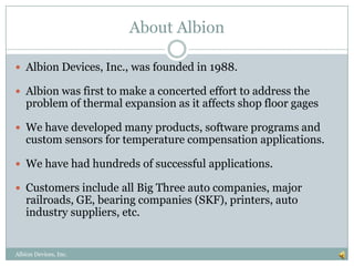 Temperature compensation for precision gaging | PPTX | Computing ...