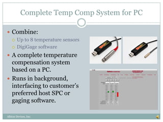 Temperature compensation for precision gaging | PPTX | Computing ...