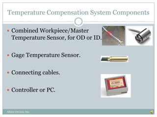 Temperature compensation for precision gaging | PPTX | Computing ...