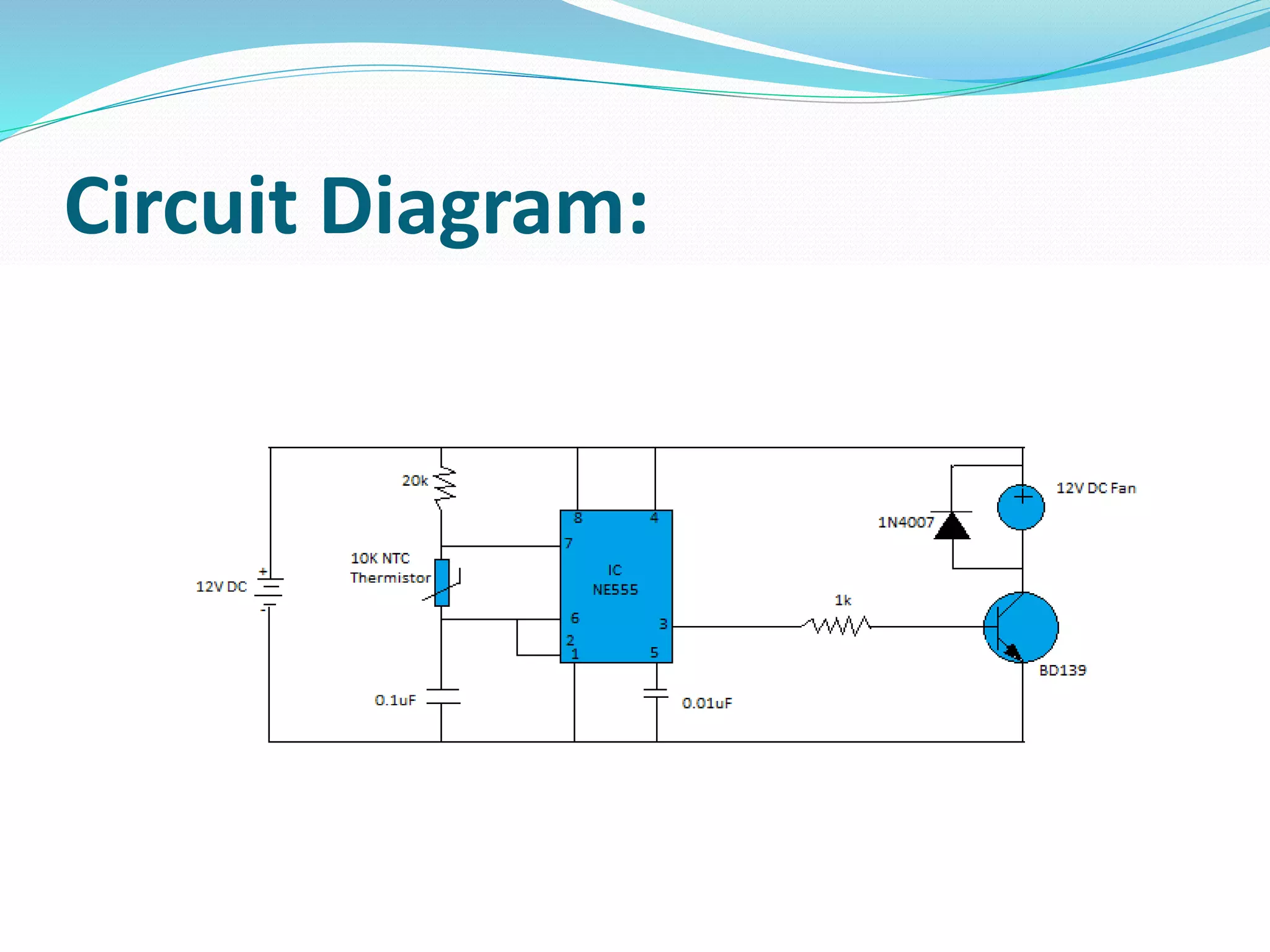 Temperature controlled dc fan | PPTX