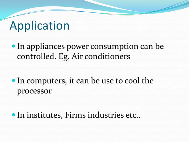 Temperature Controlled Fan | PPTX