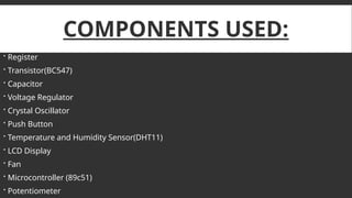 Temperature Controlled Fan use 8051.pptx