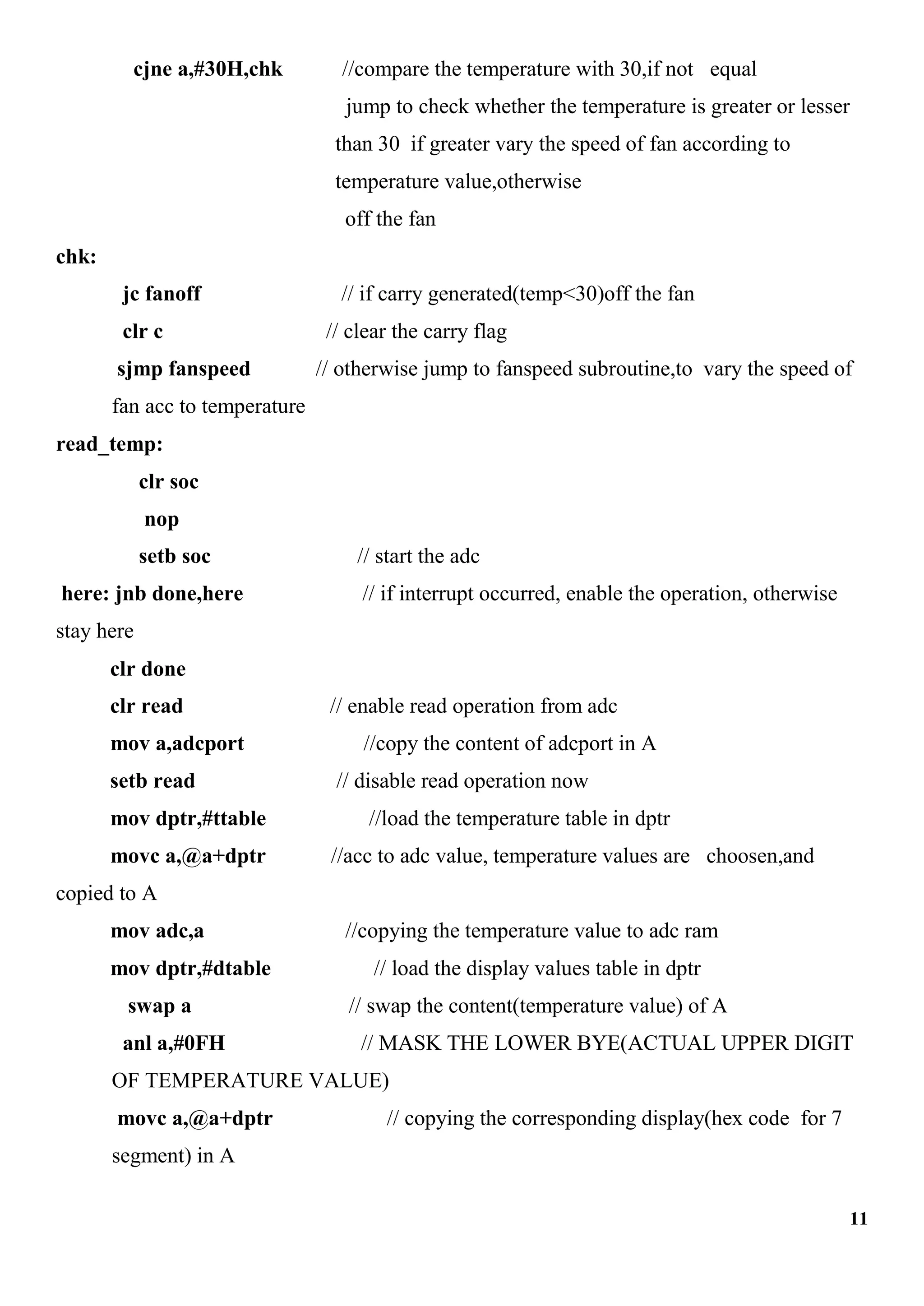 Temperature Controlled Fan Report | DOCX