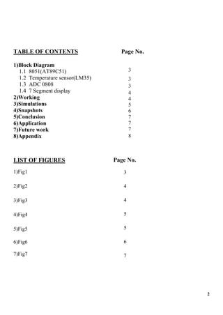 Temperature Controlled Fan Report | DOCX