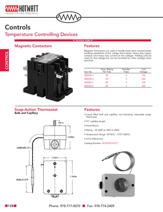 Temperature controlling devices | PDF | Radio Control | Hobbies & Interests