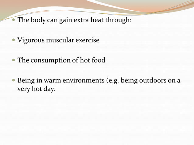 Temperature homeostasis | PPTX