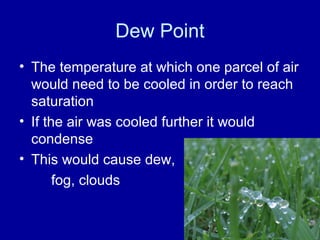 Humidity and temperature | PPT