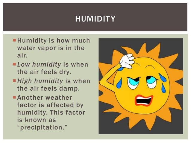 Temperature, Humidity, Air Pressure | PPTX