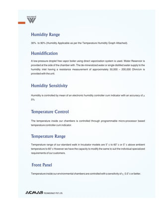 Temperature & humidity control cabinet | PDF