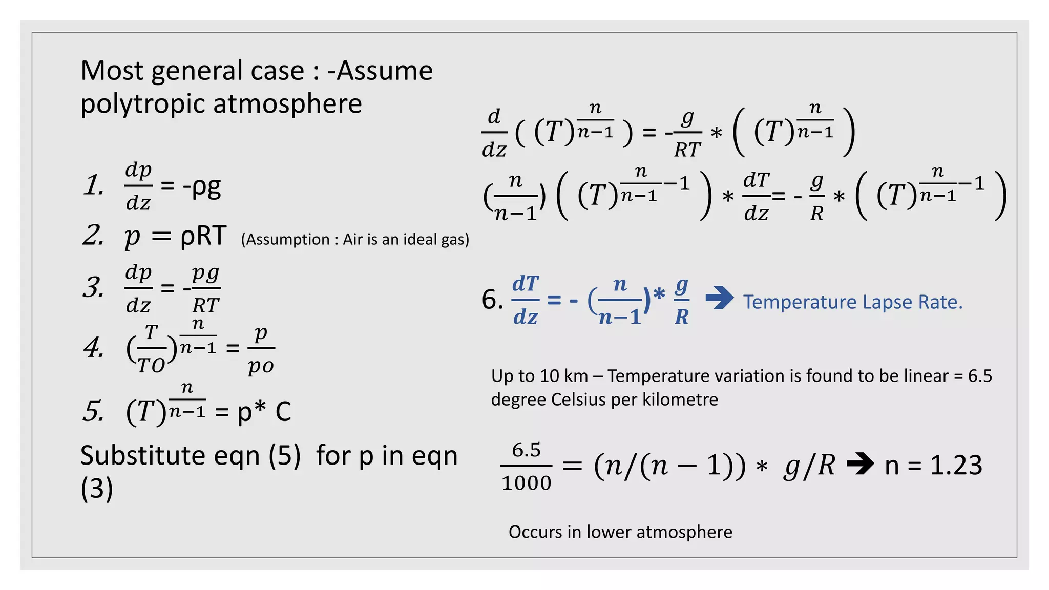 Temperature lapse rates | PDF