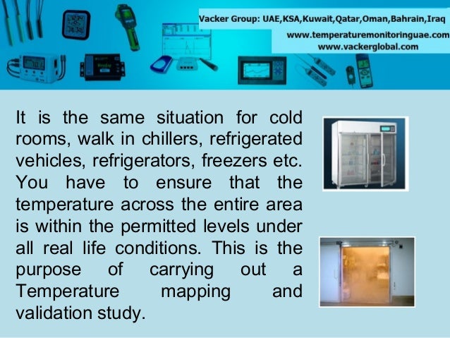 Temperature mapping Service and validation study for Cold Room, Ware