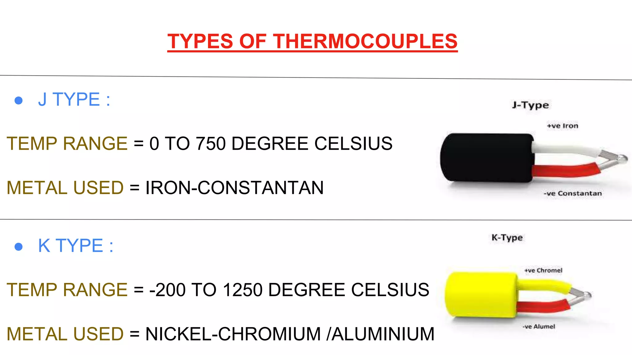 Temperature measurement (THERMOCOUPLE) | PPTX