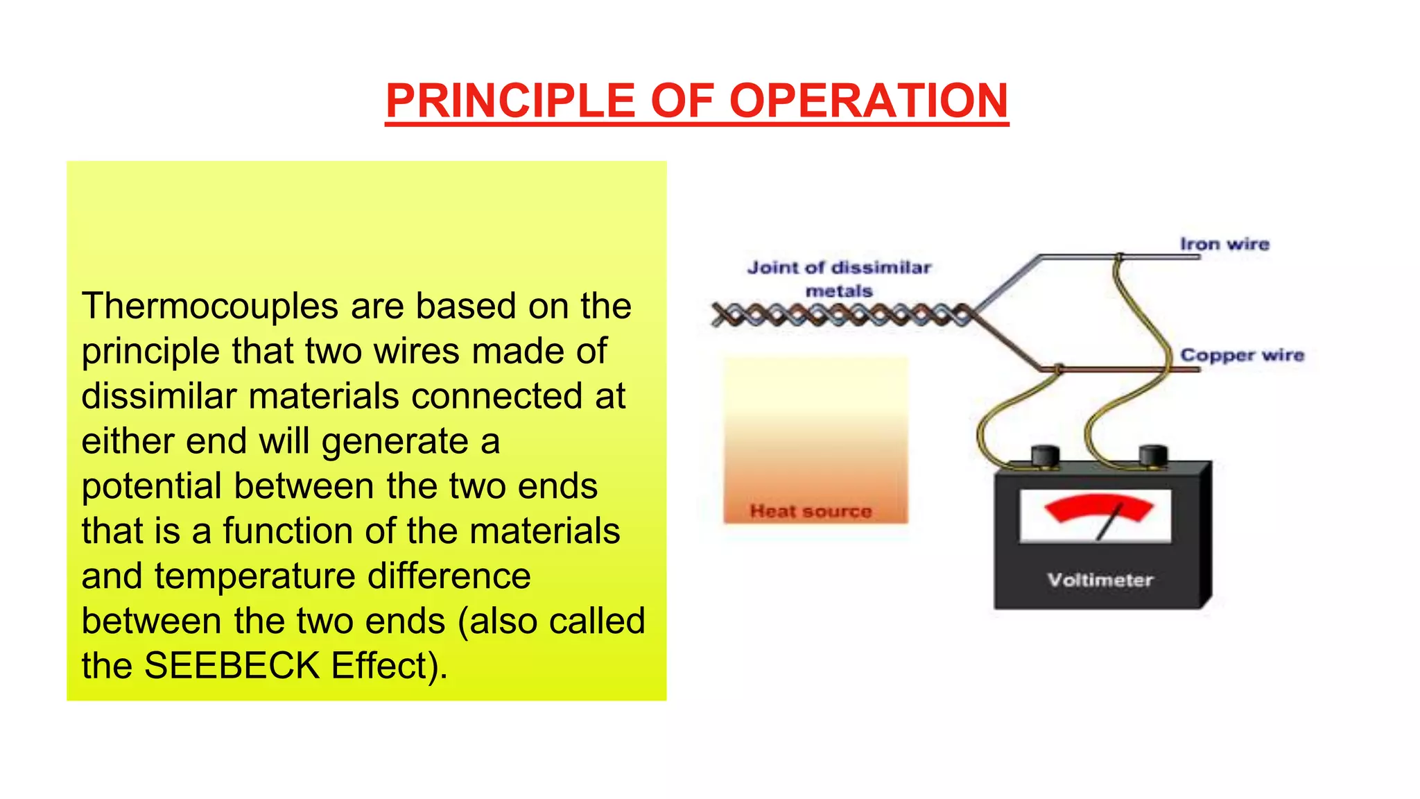 Temperature measurement (THERMOCOUPLE) | PPTX | Physics | Science